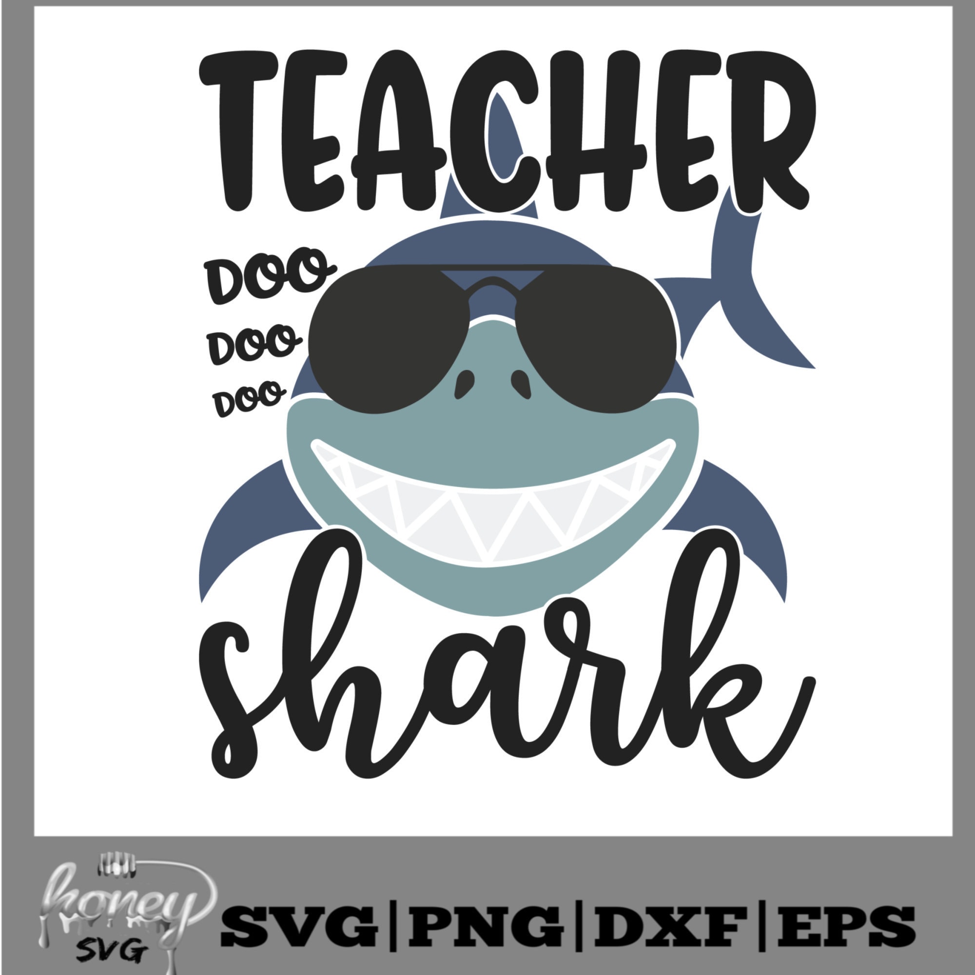 Teacher Shark Svg,teacher Svg, School Svg, Svg, Eps, Dxf, Png, My ...
