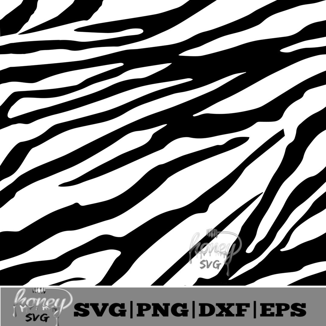 Zebra Print SVG, Zebra Print Cut File, Png,eps, Svg, Animal Print SVG ...