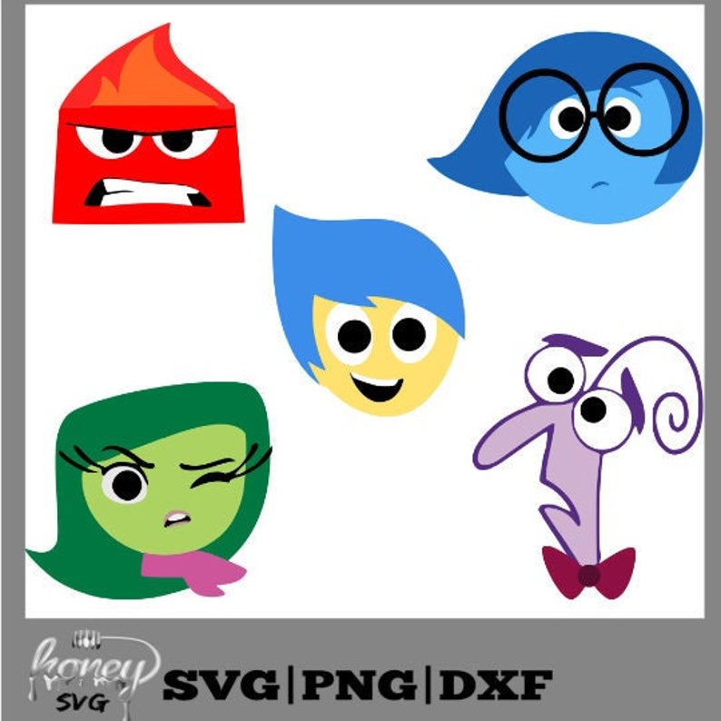 Inside Out svg, Inside Out clipart, archivos svg, alegría de adentro ...