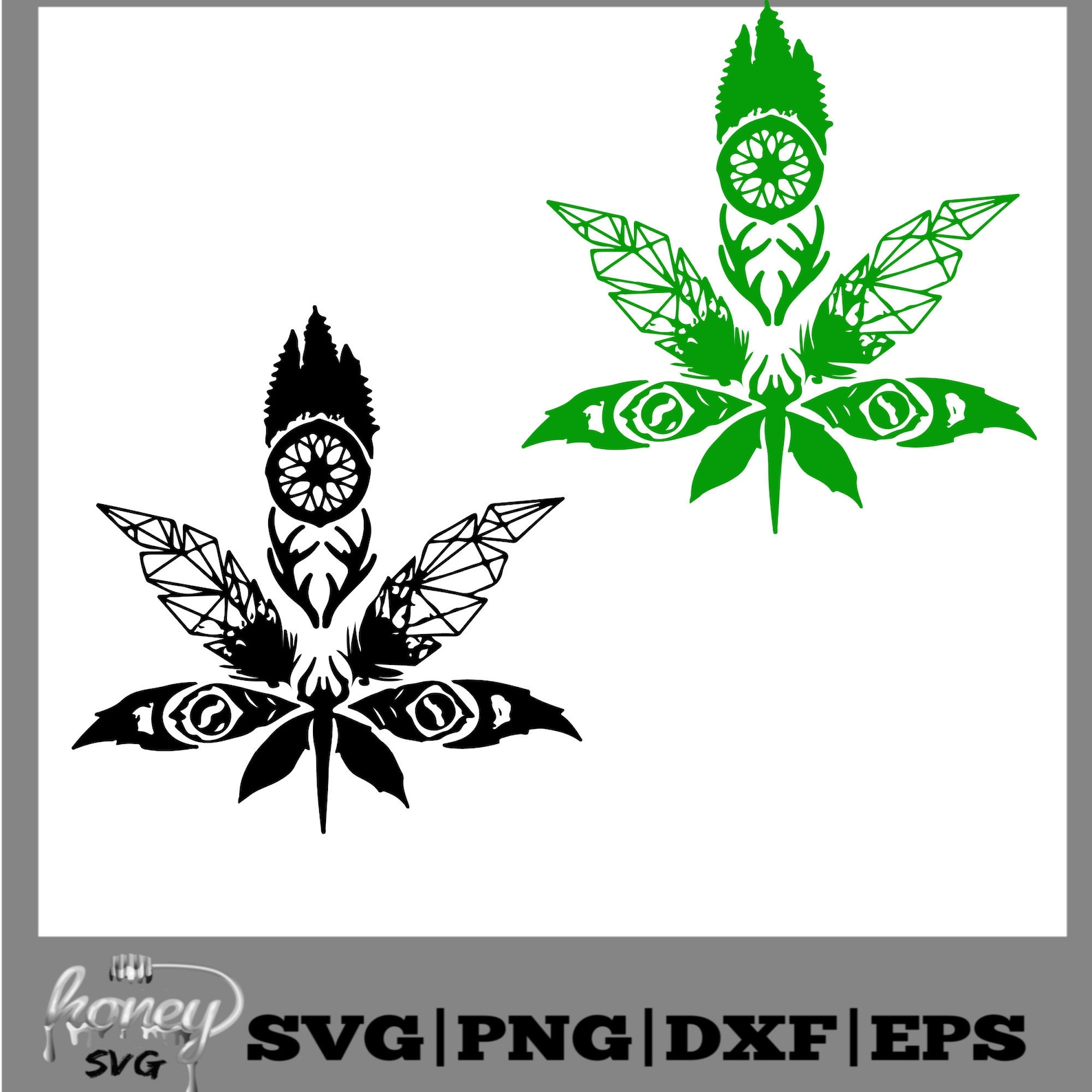 Pot Leaf Weed Svgcannabis Svg Marijuana SVG File for - Etsy