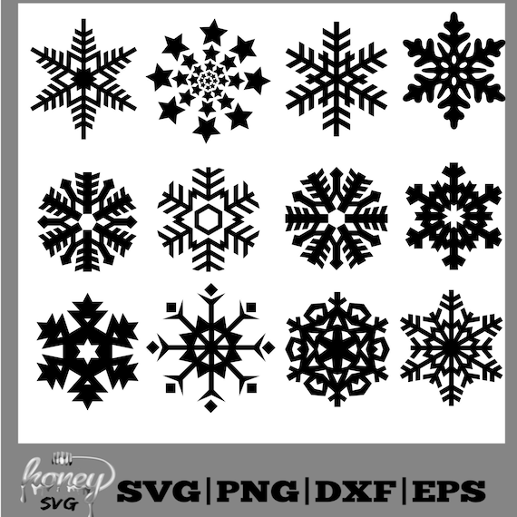 Copo de nieve Svg Invierno Svg Nieve Svg Navidad Svg Svg - Etsy México