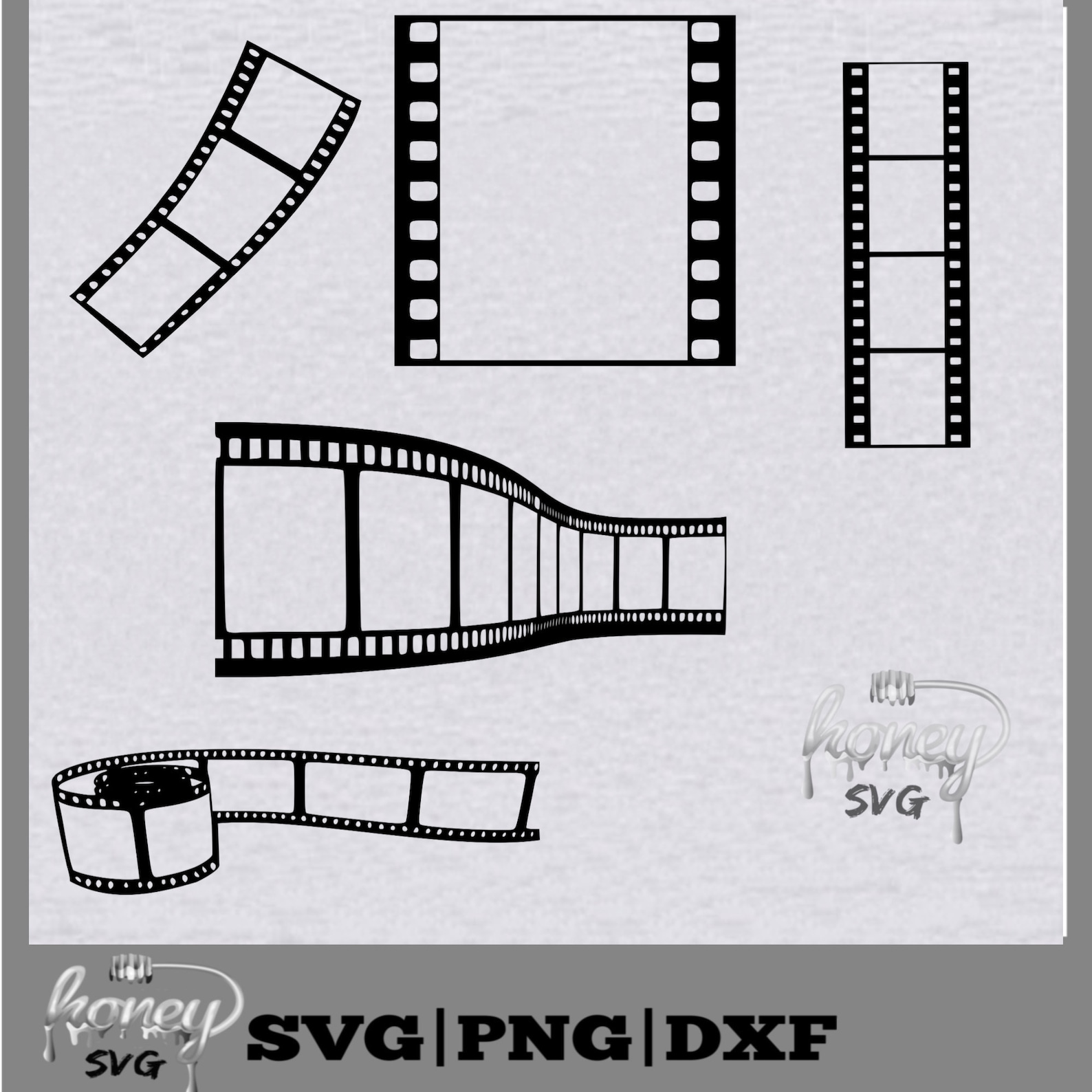 Film Strip Svg, Filmstrip Svg, Film Strip Clipart, Digital Download ...