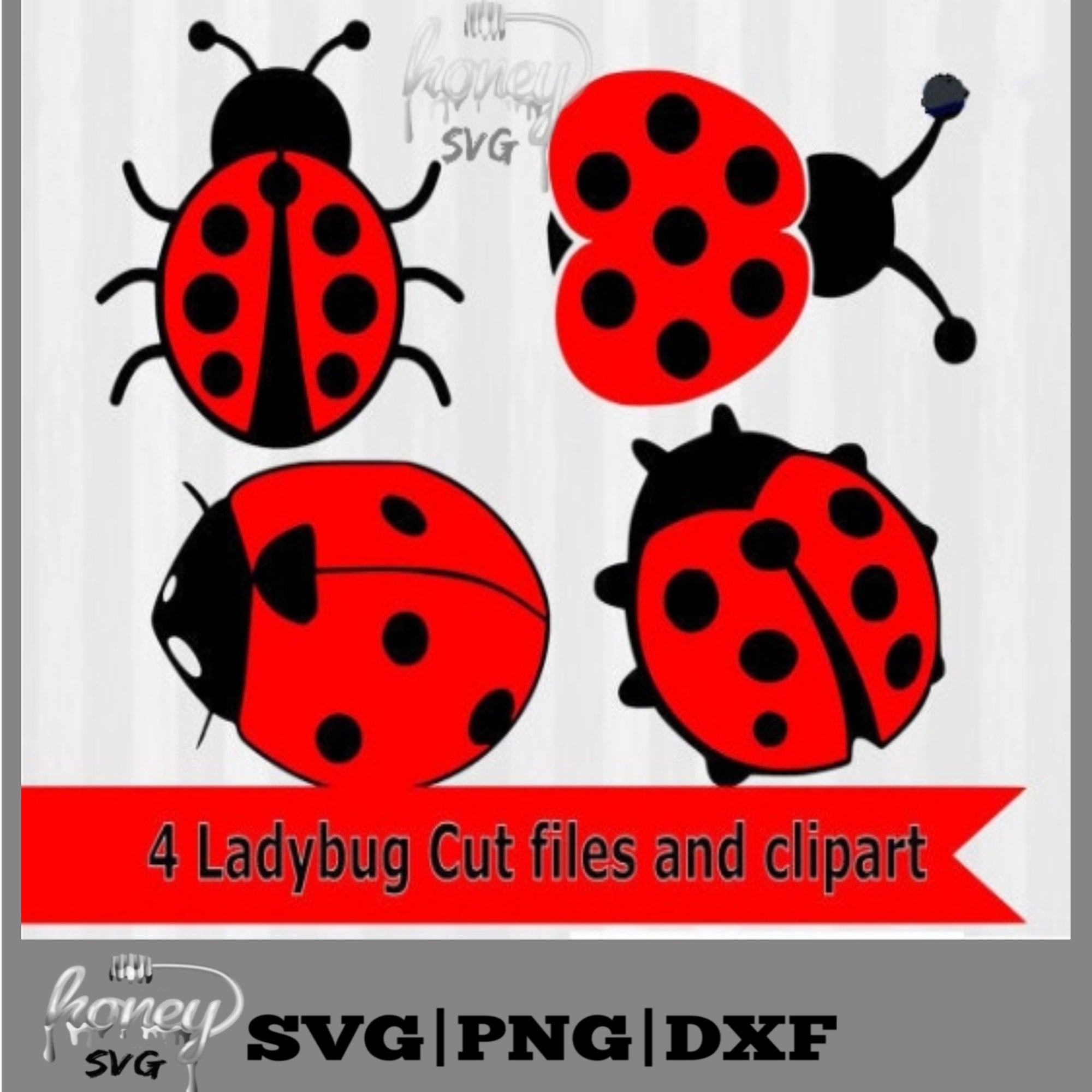 Silhouette Png Ladybug Dxf Cricut Lady Bug Cut File Eps Svg Cutting