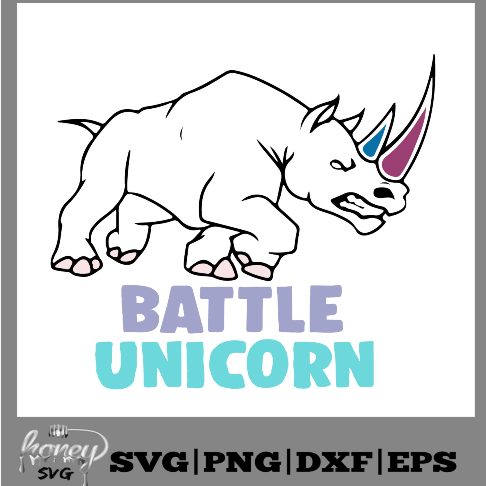 Battle Unicorn Svg Unicorn Svg Rhino Svg Tshirt Design - Etsy Canada