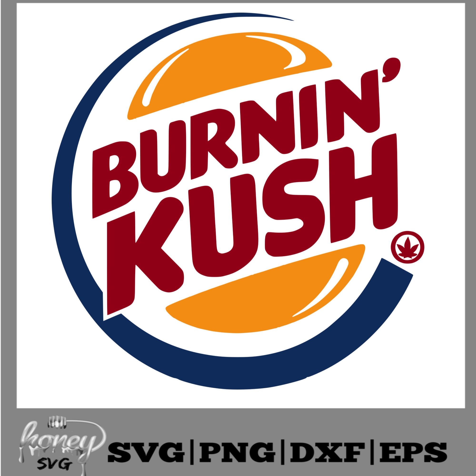 Burnin Kush Weed Cannabis SVG PNG Clipart Silhouette - Etsy Canada