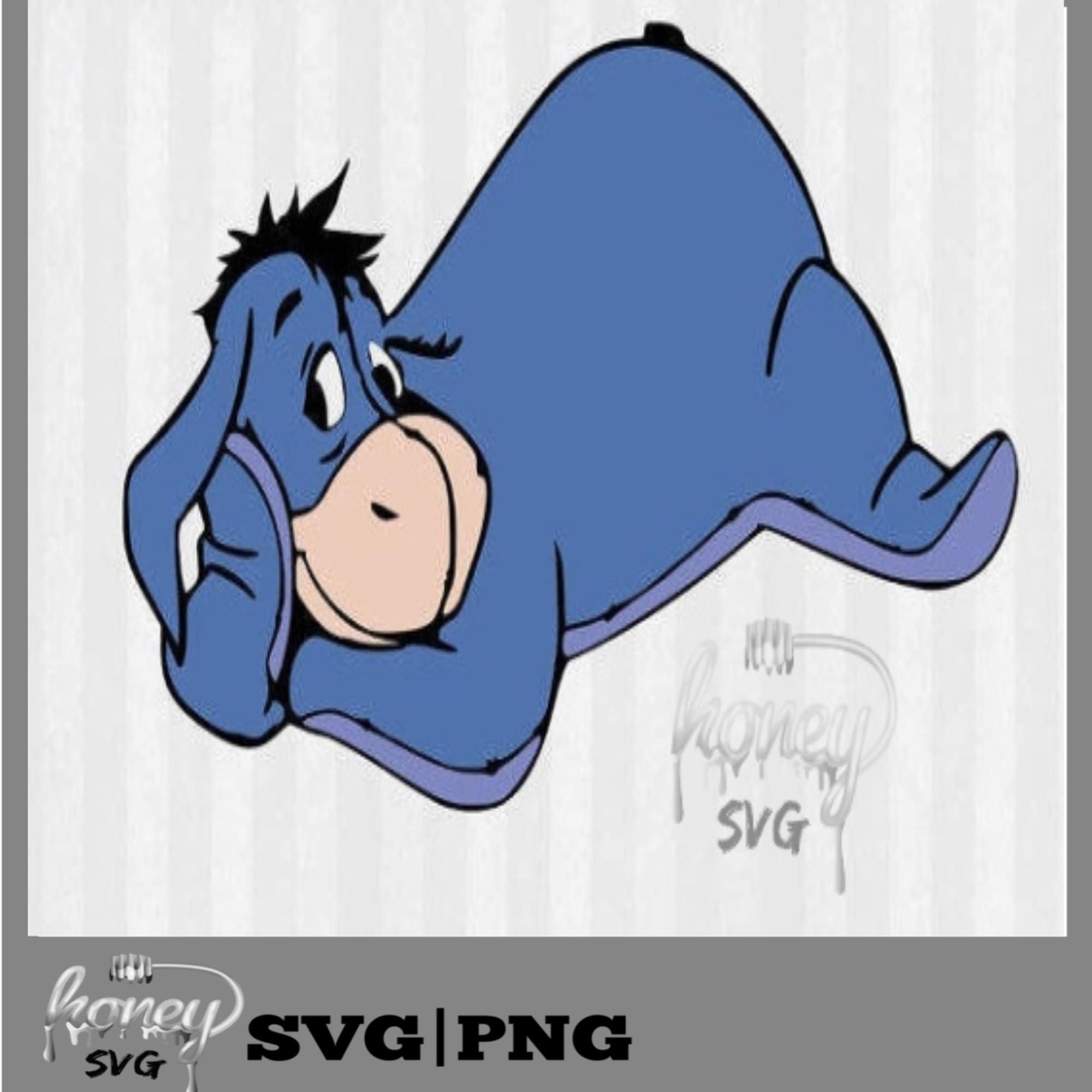 Eeyore SVG Eeyore Clip Art Eeyore SVG Files for Silhouette | Etsy