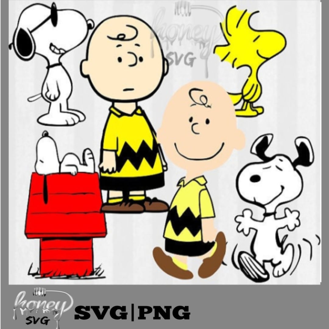 Charlie Brown SVG, Charlie Brown Clip Art, Peanuts Digital Download for ...