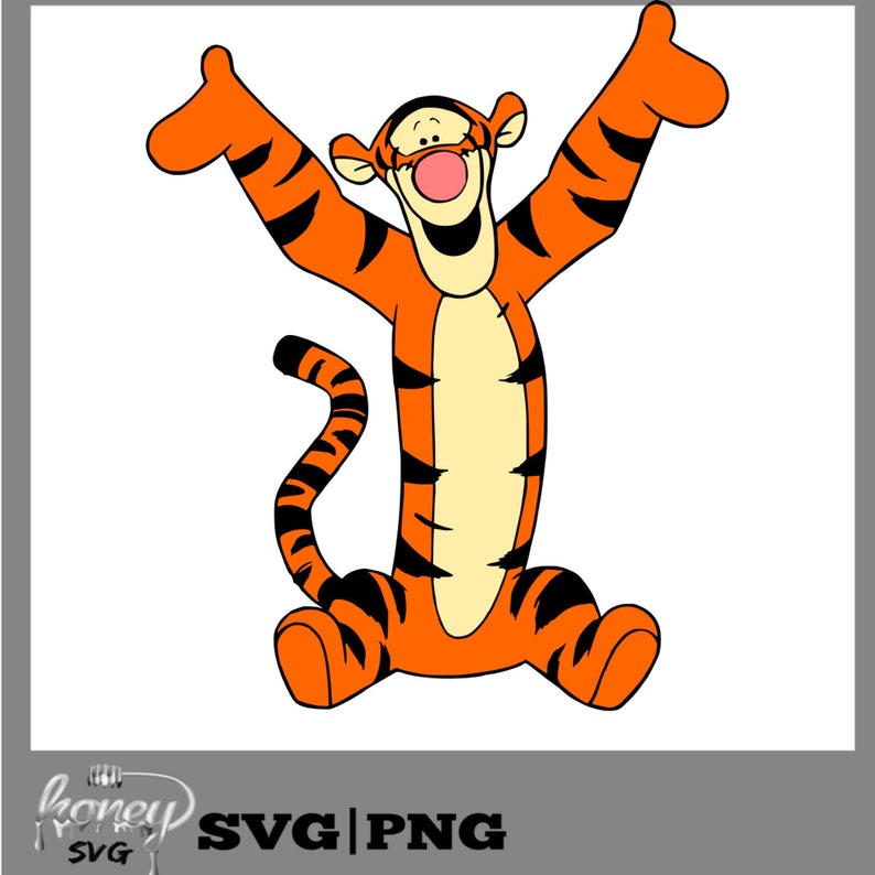 Tigger SVG Tigger Clip Art Tigger SVG Files for Silhouette - Etsy