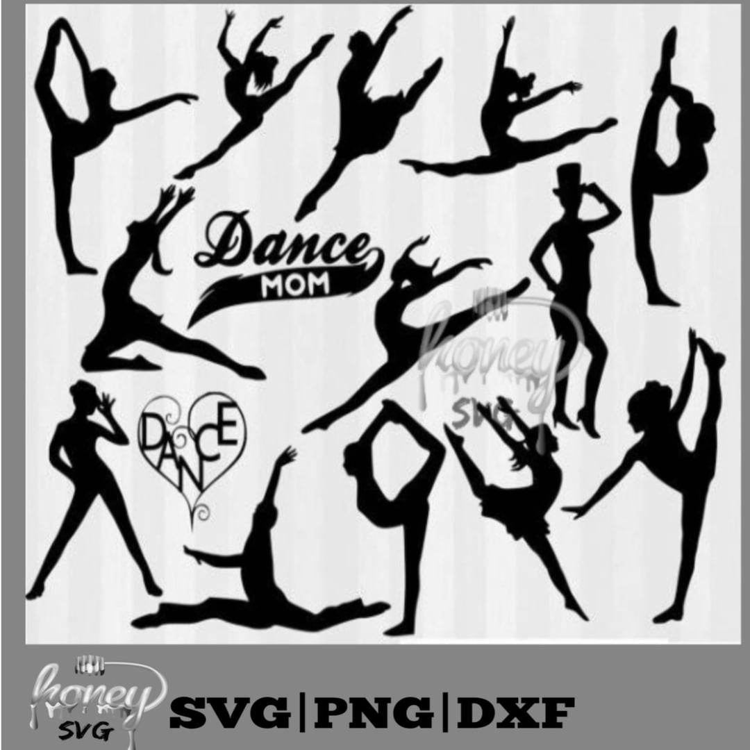Dancers SVG File Cutting Template-clip Art for Commercial and Personal ...
