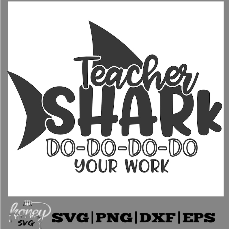 Teacher Shark Svg,teacher Svg, School Svg, Svg, Eps, Dxf, Png, My ...