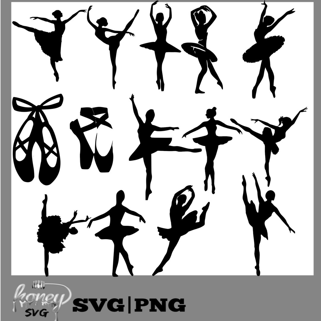 Ballet SVG Files, SVG Files for Cricut,scal,cameo, Monogram Svg, Svg ...