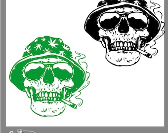 Digital jpg svg pdf cricut eps Weed Skull I have 99 problems and 420 ...