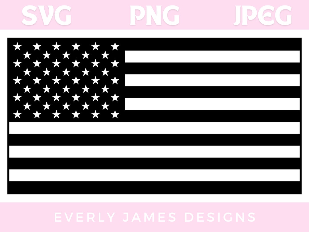 American Flag SVG: Patriotic Cut File (PNG, JPG) - Etsy