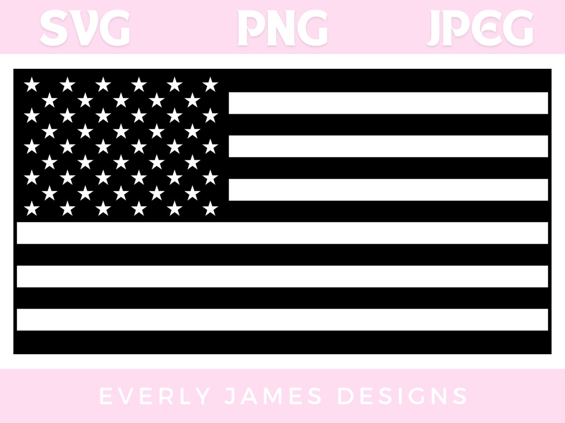 American Flag SVG: Patriotic Cut File (PNG, JPG) - Etsy