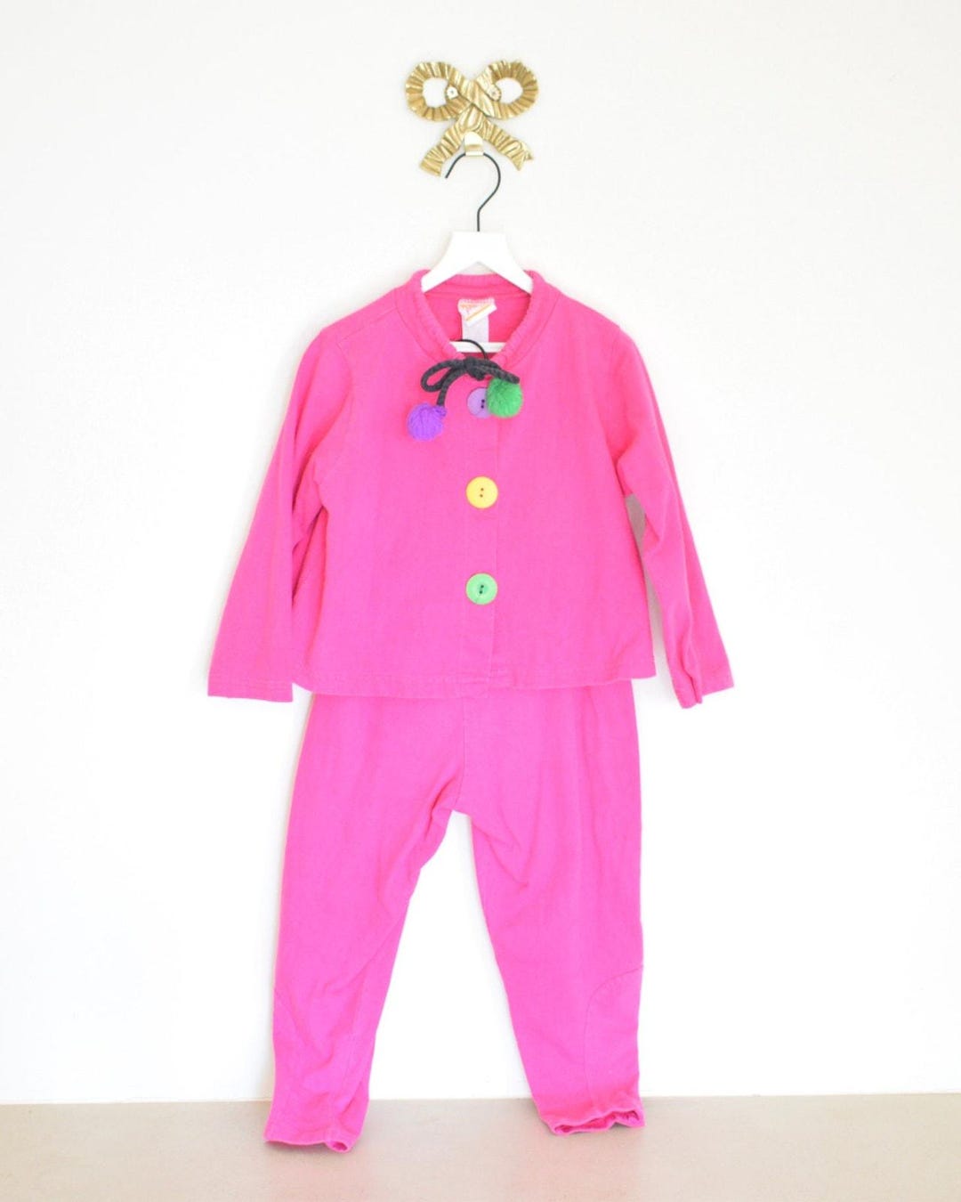 Vintage Pom Pom Clown Suit / 5 - Etsy