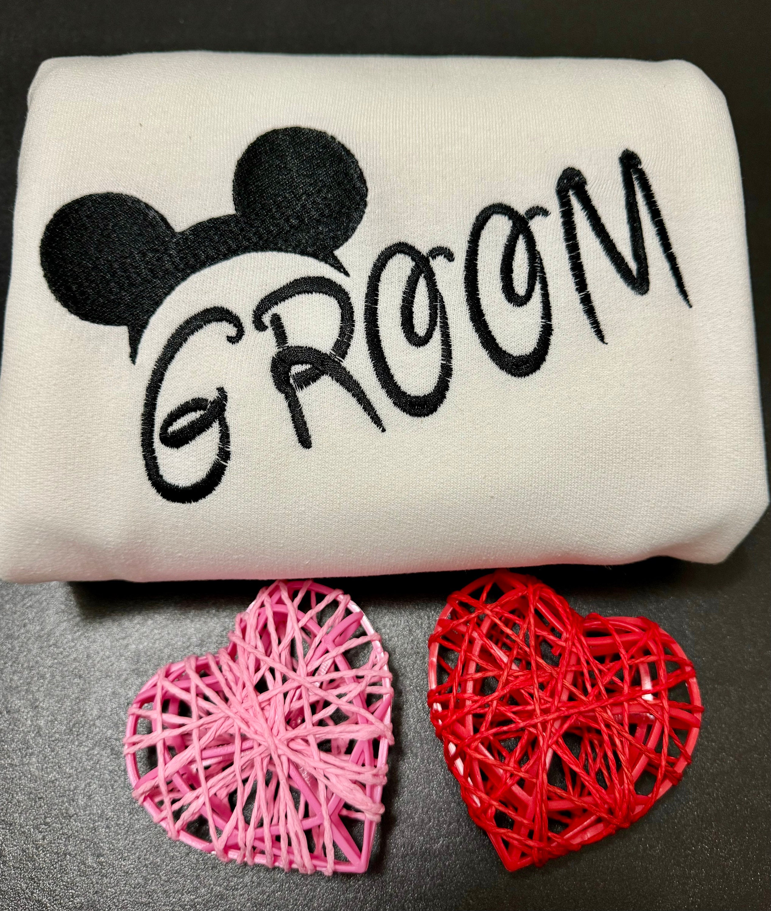 Mickey Groom, Disneyland, Mickey Groom Embroidered Custom Embroidered ...