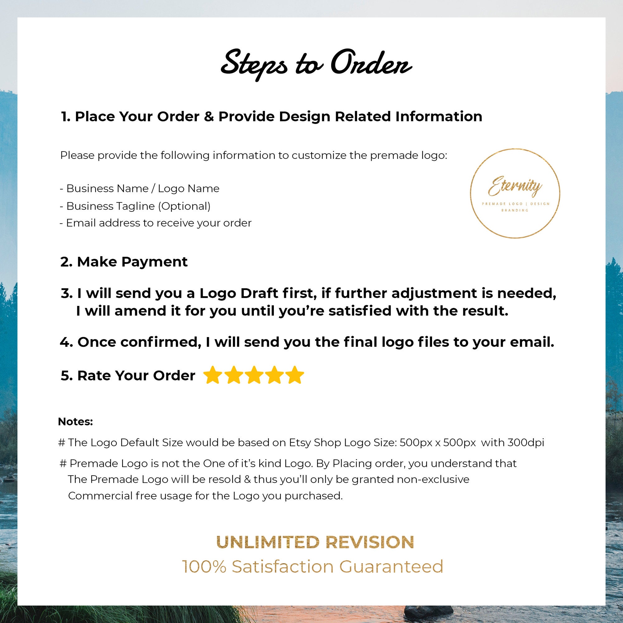 Signature Logo Custom Watermark Logo Custom Photography | Etsy