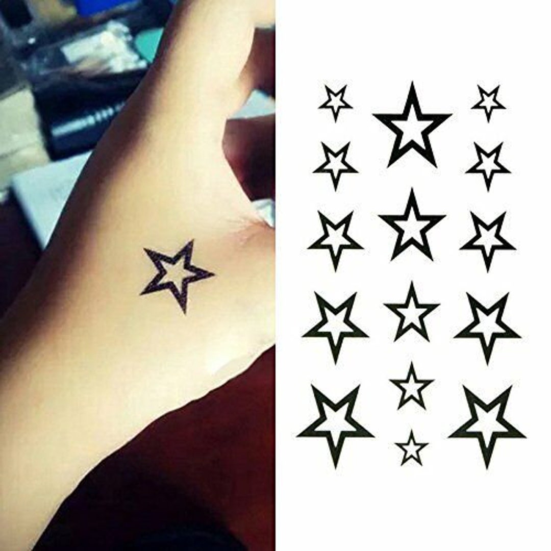 Hand Tattoo Star Designs For Men