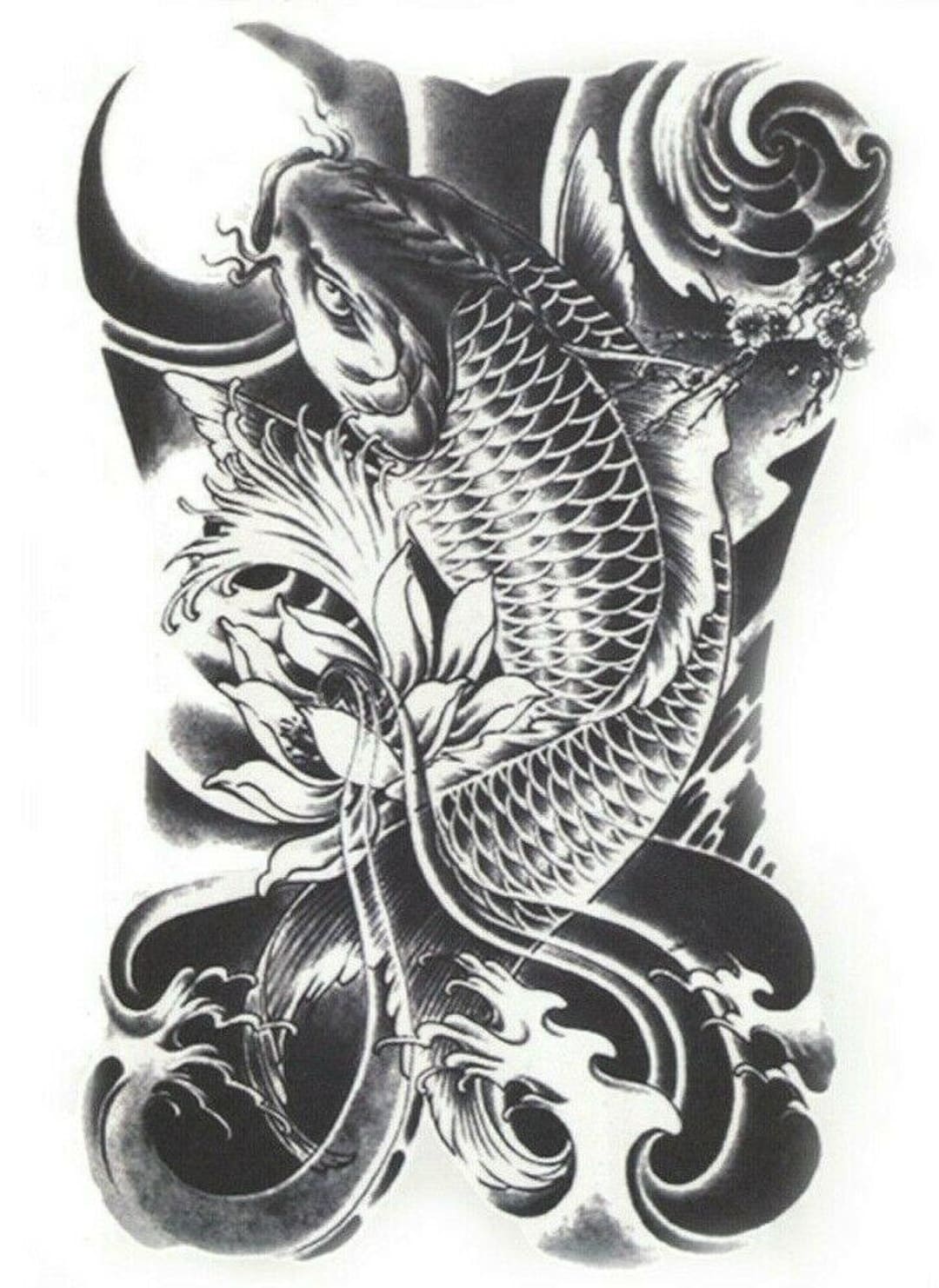 Dragon Koi Fish Tattoo Forearm