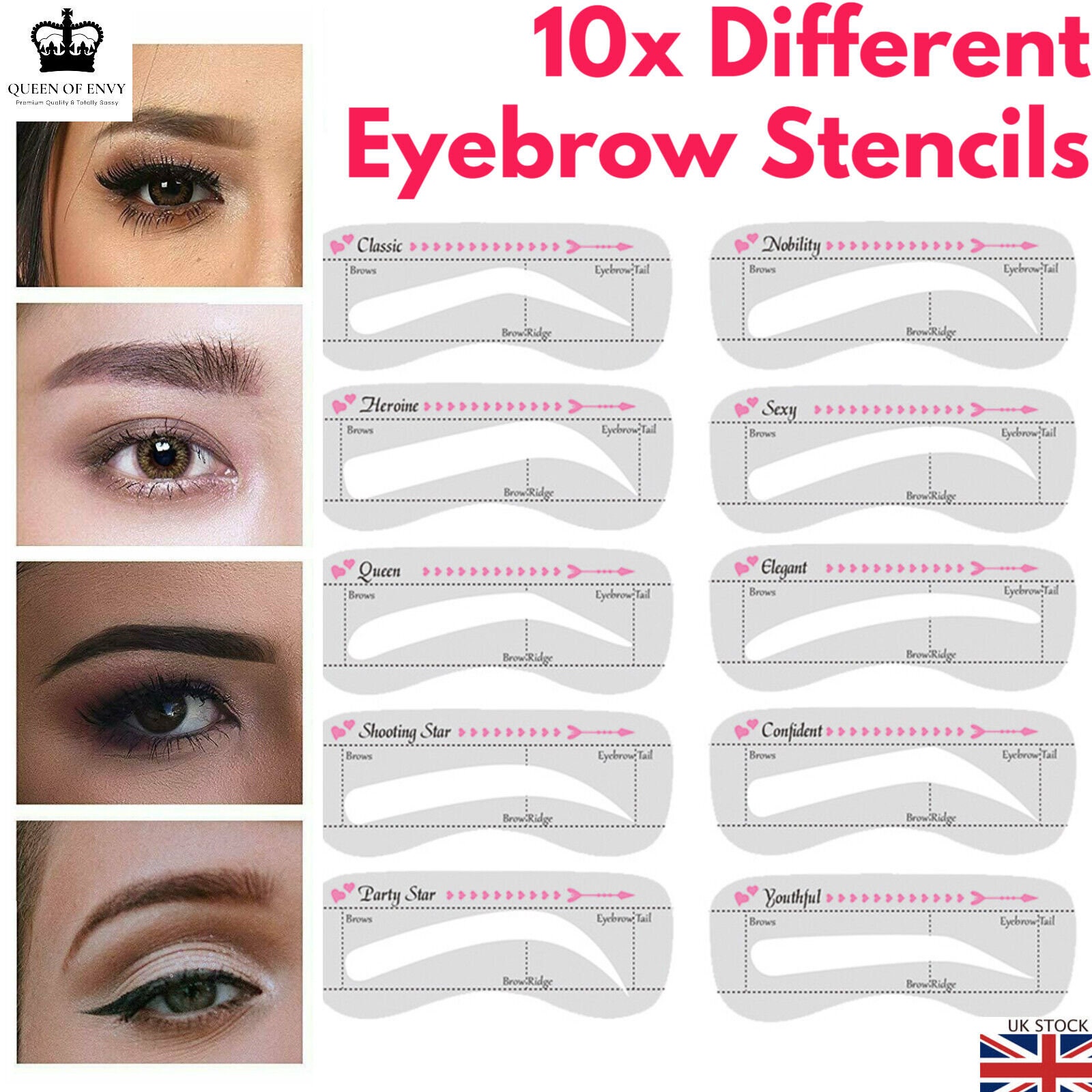 Perfect Eyebrow Shape Template