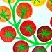 Heirloom Tomato Wreath. Original Linocut Print. Limited Edition of 6 - Etsy