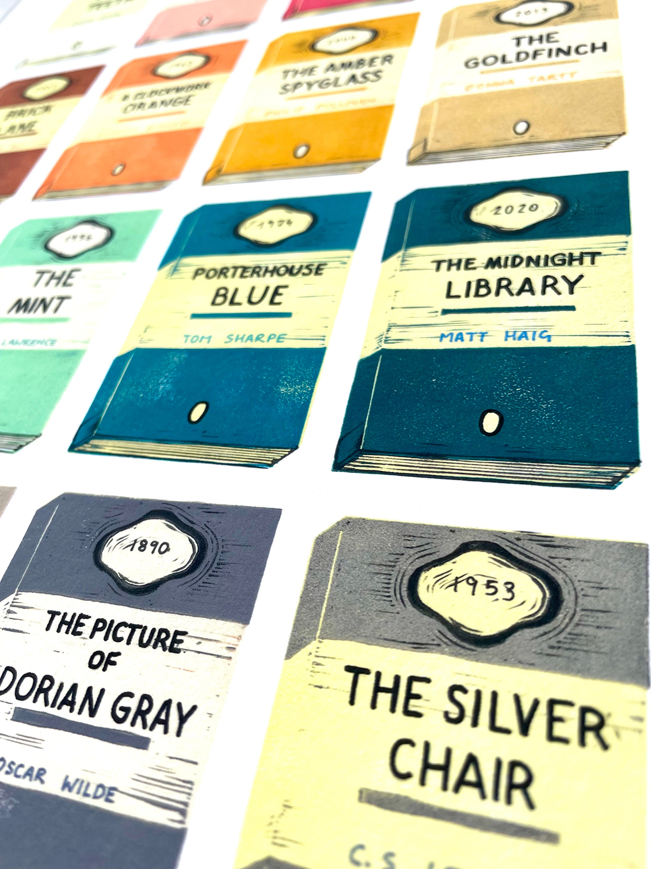 Book Spectrum Art Print. High Quality Giclee Reproduction of - Etsy