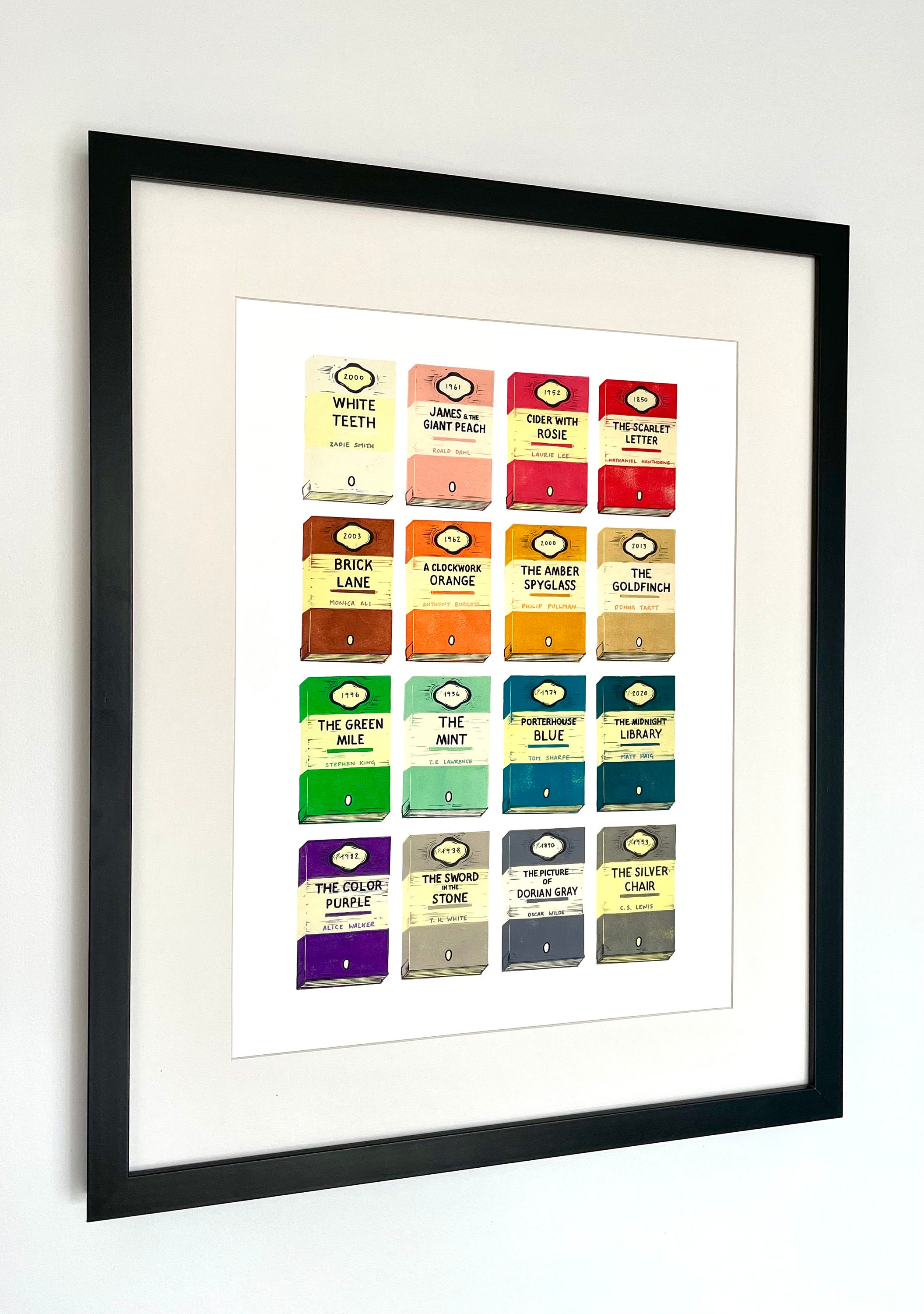 Book Spectrum Art Print. High Quality Giclee Reproduction of - Etsy