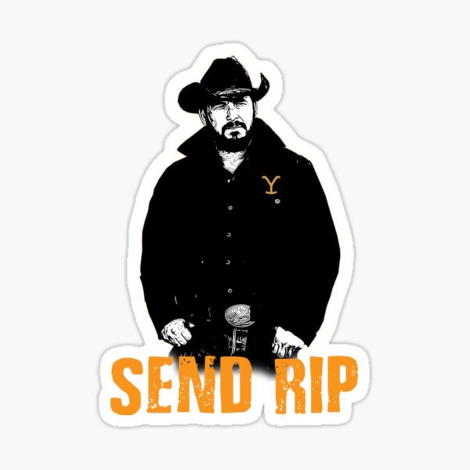 Rip Wheeler Yellowstone Sticker Decal fun 2021 season funny | Etsy