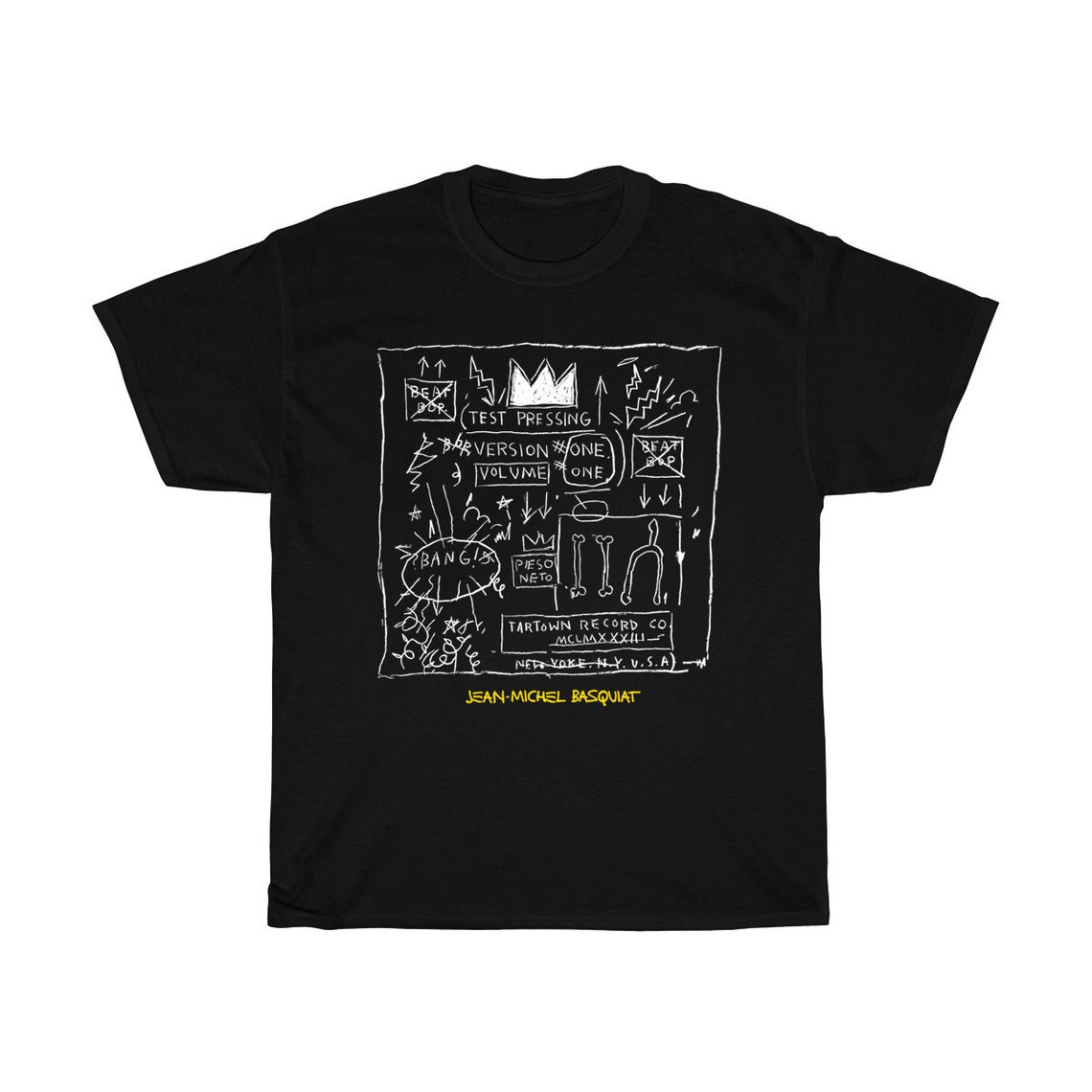 Jean Michel Basquiat Shirt Vintage Tee | Etsy