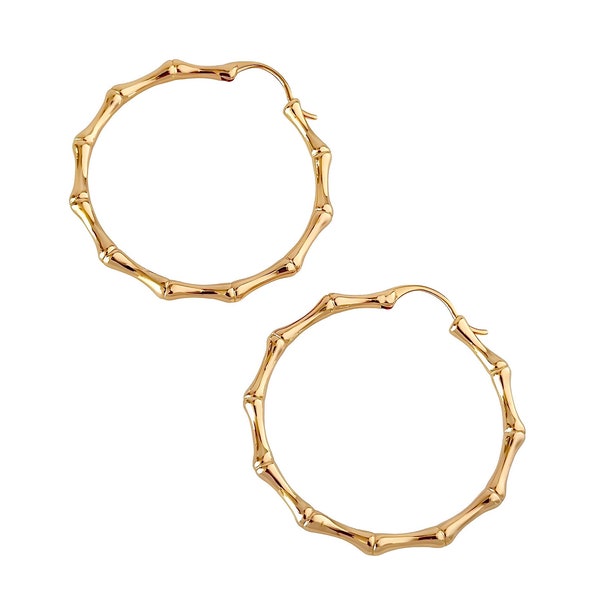 Bamboo Earrings - Etsy