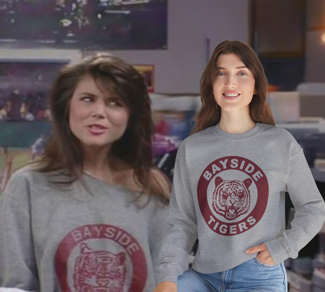 Bayside Tigers Sweatshirt From Saved by the Bell - Kelly Kapowski ...
