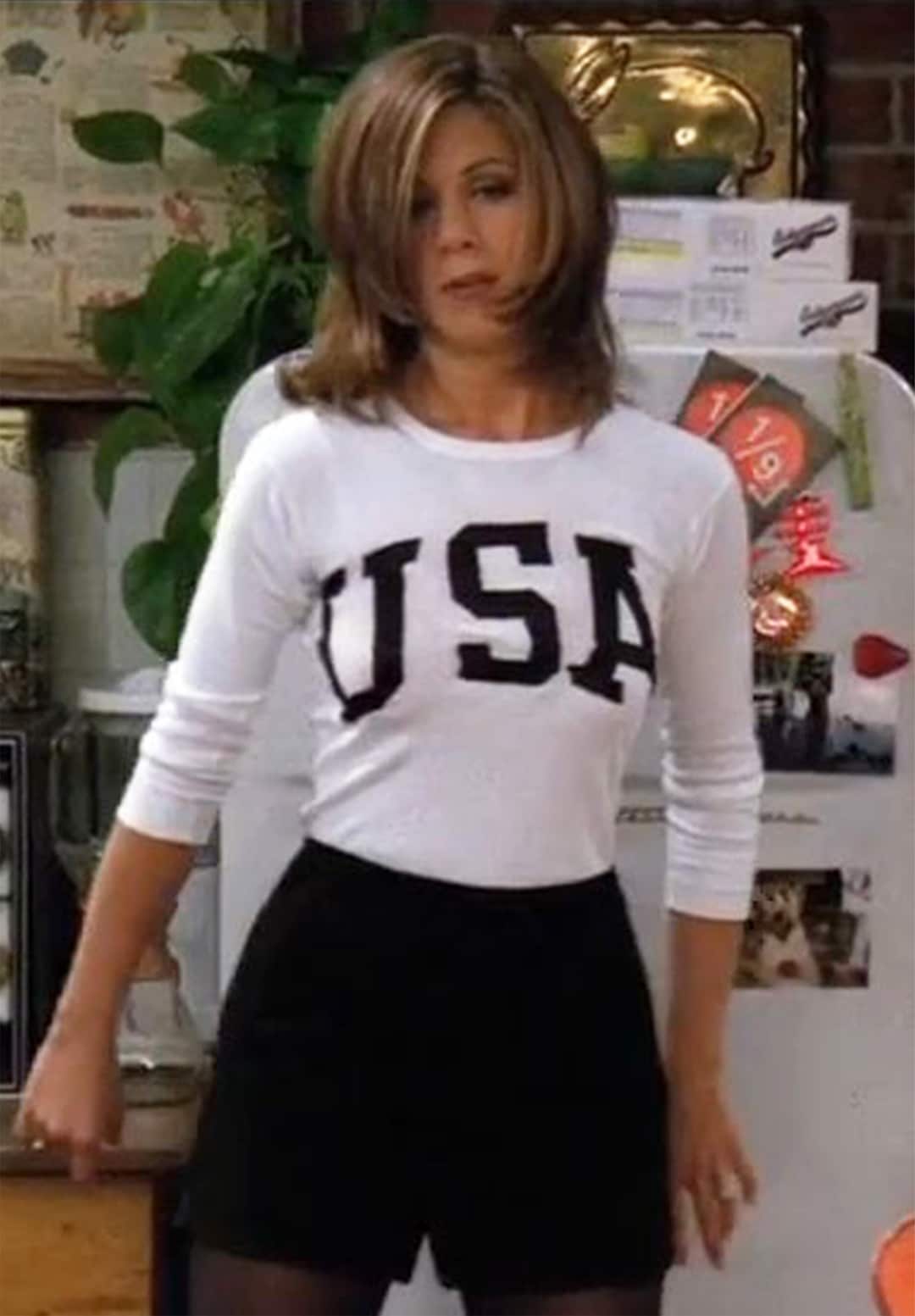 Rachel Green USA T-shirt Longsleeves - Rachel USA Shirt - Friends ...
