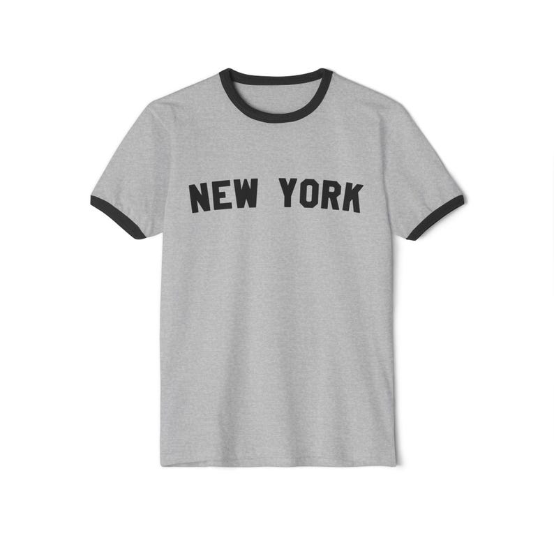 New York Ringer T-shirt - Jennifer Aniston Friends Style - Jennifer ...