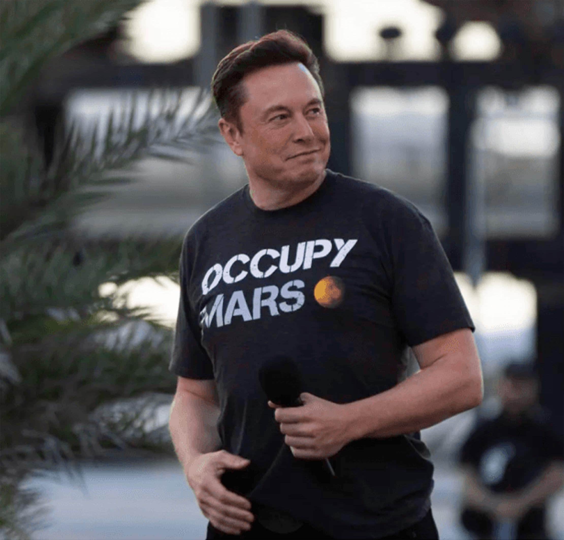 Occupy Mars T-shirt – Elon Musk Occupy Mars Shirt - Elon Musk Inspired ...