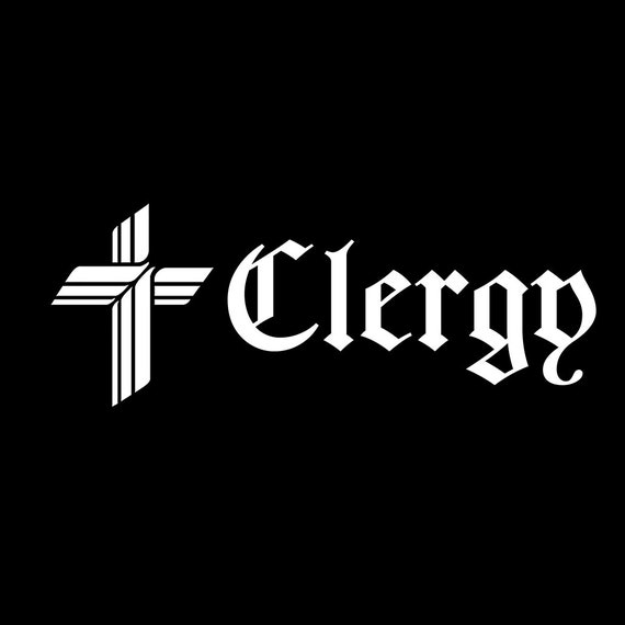 Decal: Clergy Vinyl Decal Sticker for Pastor Deacon Elder | Etsy