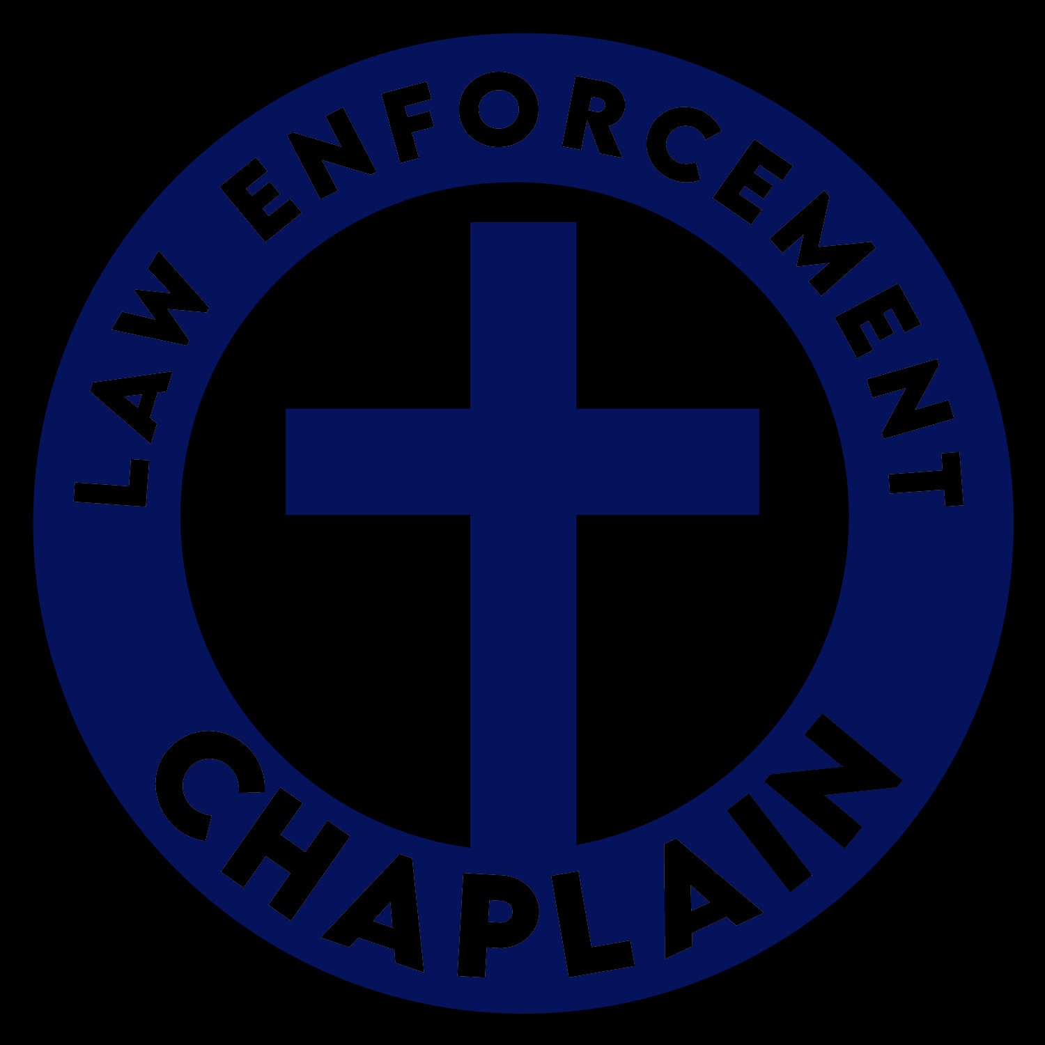 Police Chaplain Decal With Latin Cross or Shield - Etsy