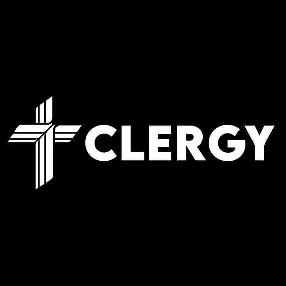 Decal: Clergy Vinyl Decal Sticker for Pastor Deacon Elder | Etsy