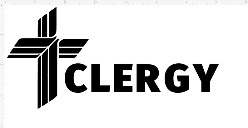 Decal: LCMS Lutheran Clergy Vinyl Decal for Car Pastor, DCE, Chaplain ...