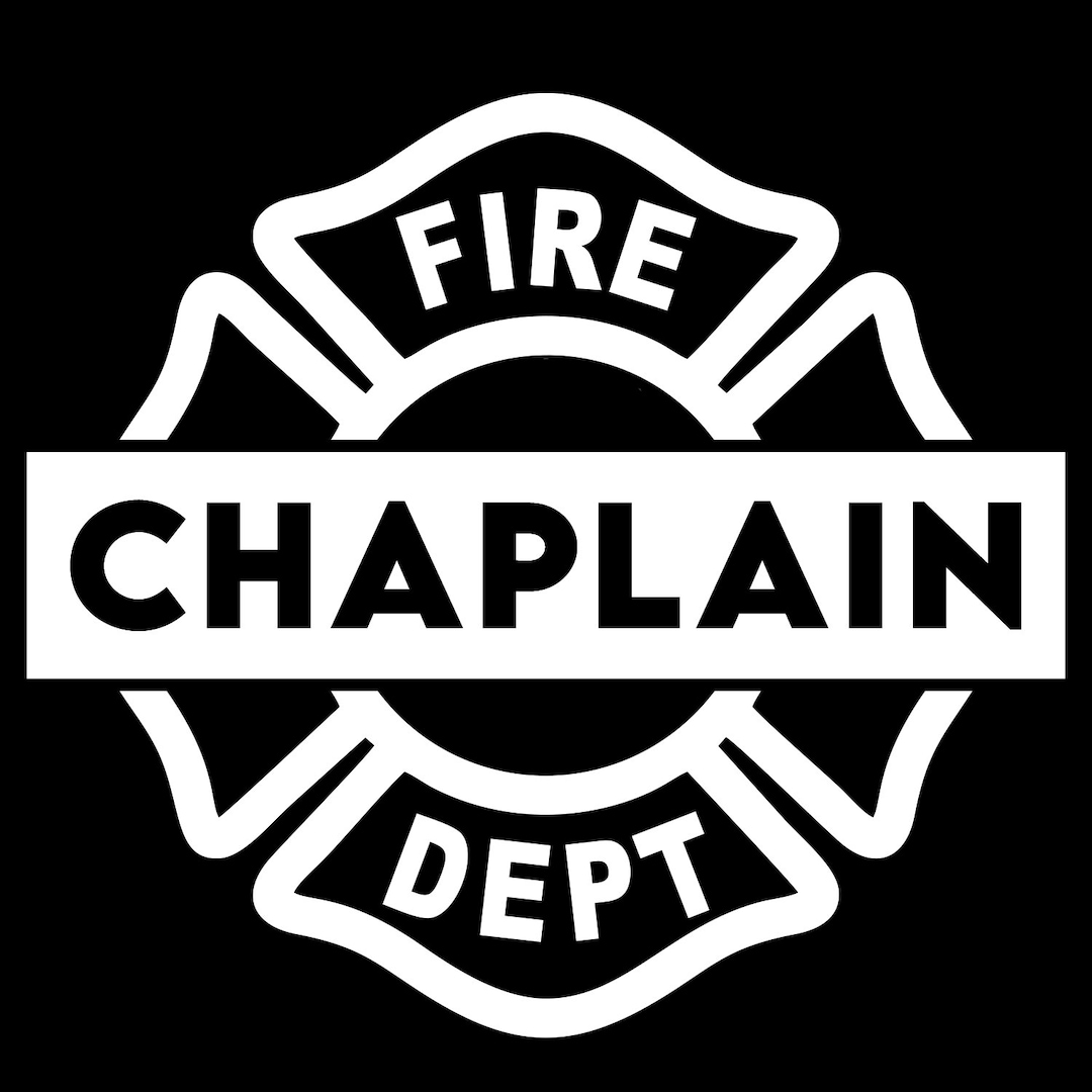 Fire Department Chaplain Decal - Etsy