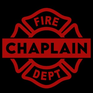 Fire Department Chaplain Decal - Etsy