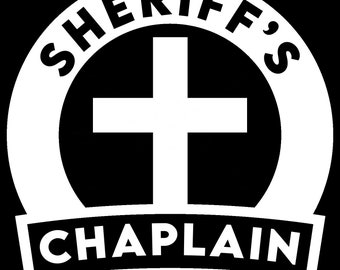 Hospital Chaplain Decal With Latin Cross - Etsy