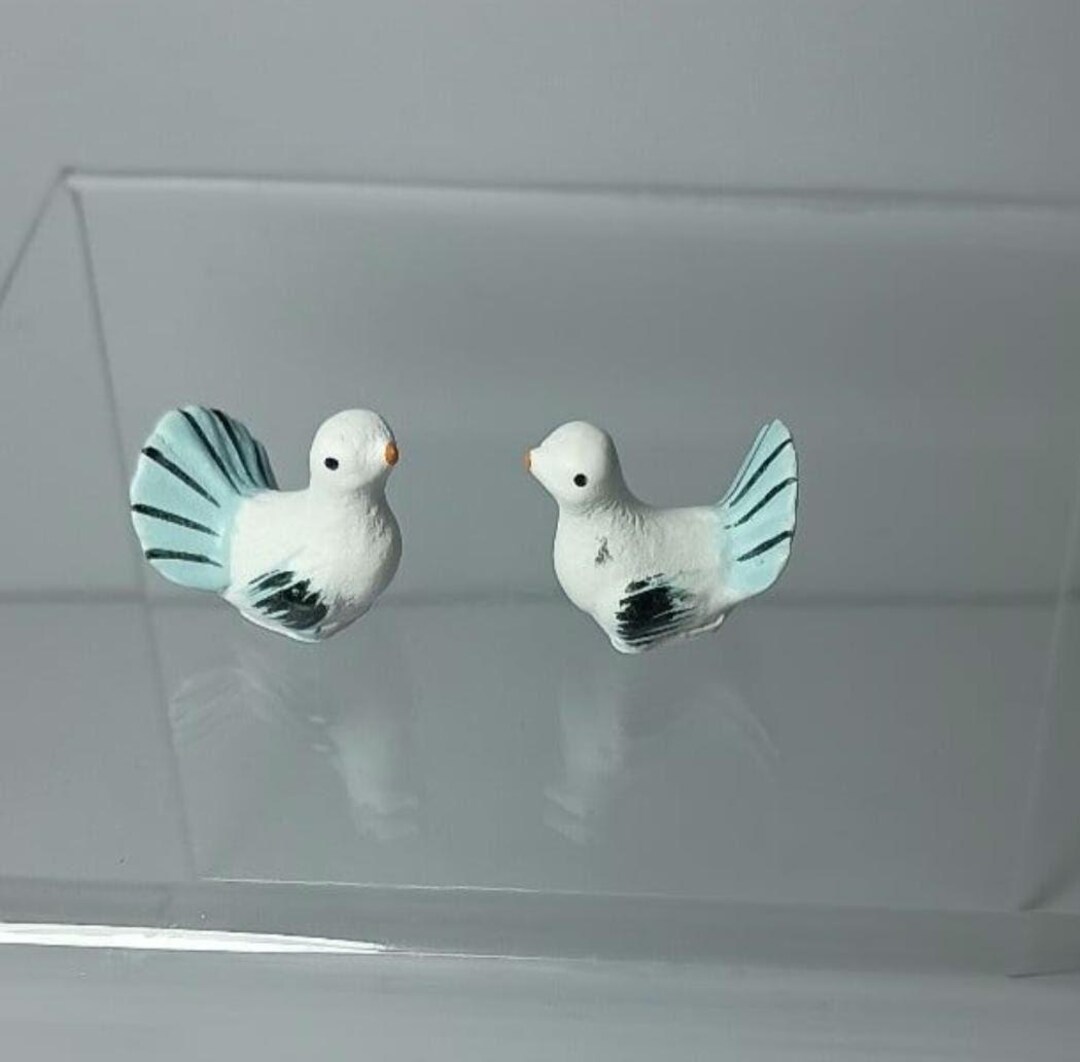 Dollhouse Miniature 1 12 Pair of Turtle Doves - Etsy