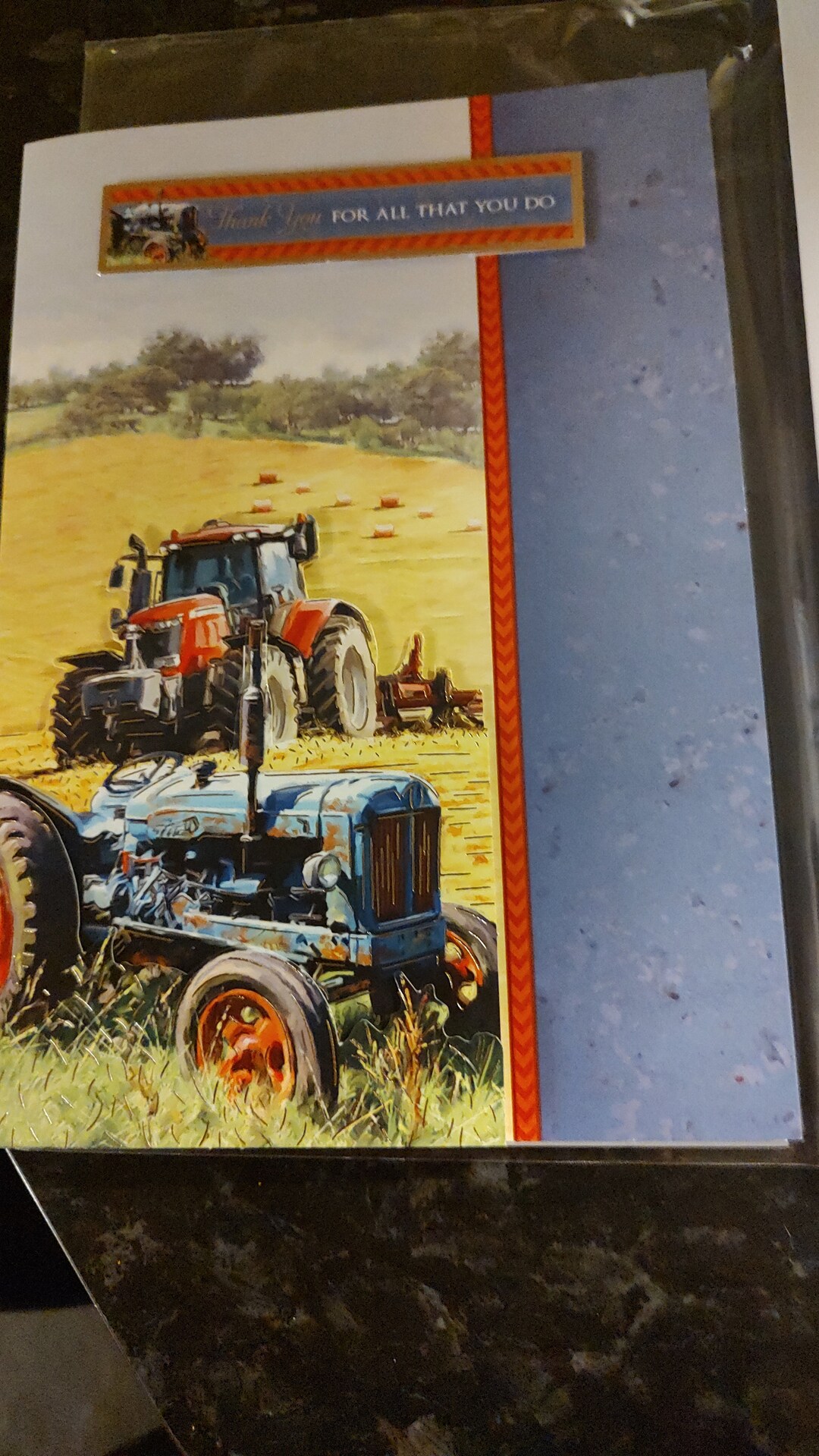 Thank You Tractor Card - Etsy