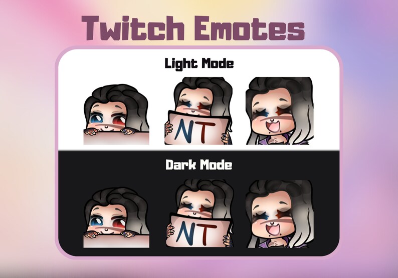 Fade Valorant Lurk Twitch Emote 1 Emote Cute Valorant Chibi Discord ...
