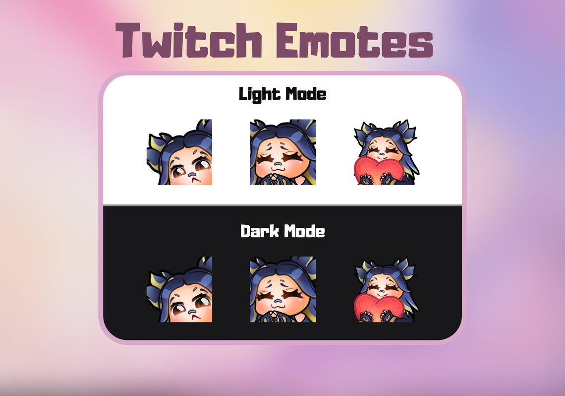 Neon Valorant Twitch Shy Emote 1 Emote Cute Valorant Chibi Discord ...