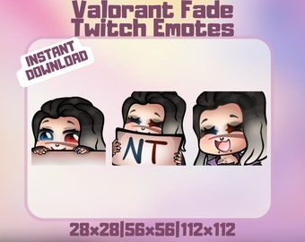 Valorant Fade Chibi - Etsy