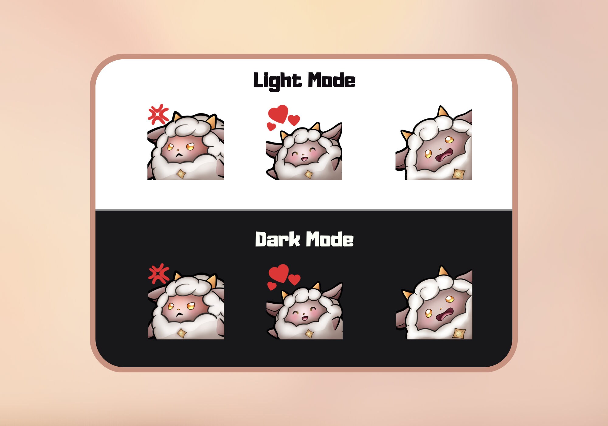 Lamball Palworld Twitch Emote Bundle - Cute Palworld Chibi Set ...