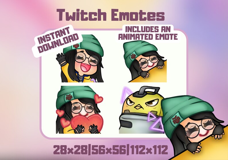 Twitch Killjoy Emote Bundle | 3 Emotes + 1 Animated Emote | Cute ...