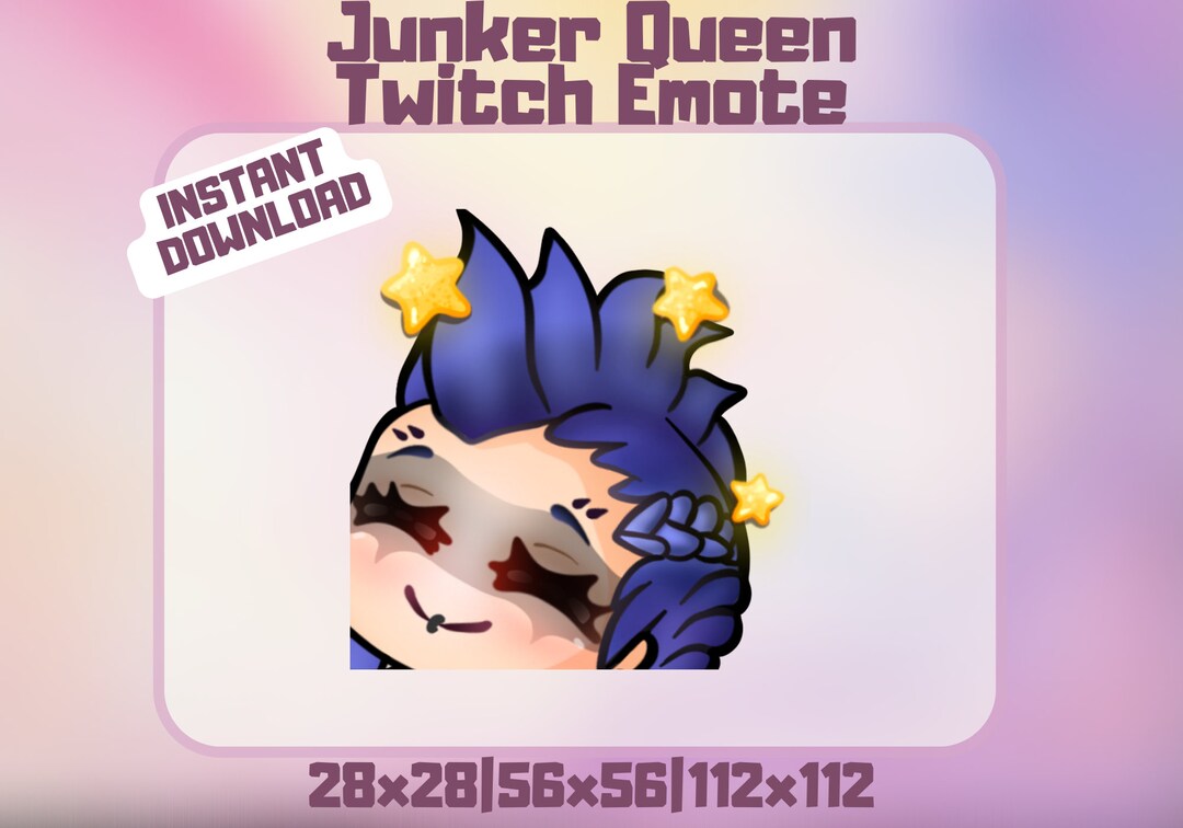 Junker Queen Amazed Emote Twitch | 1 Emote | Cute Overwatch 2 Chibi ...