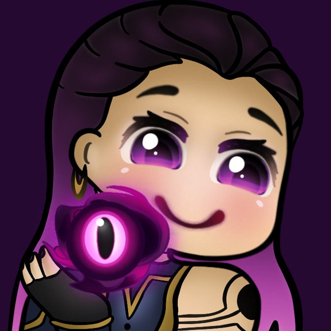 Twitch Valorant Reyna Emote 2 Emotes Cute Reyna Chibi - Etsy UK
